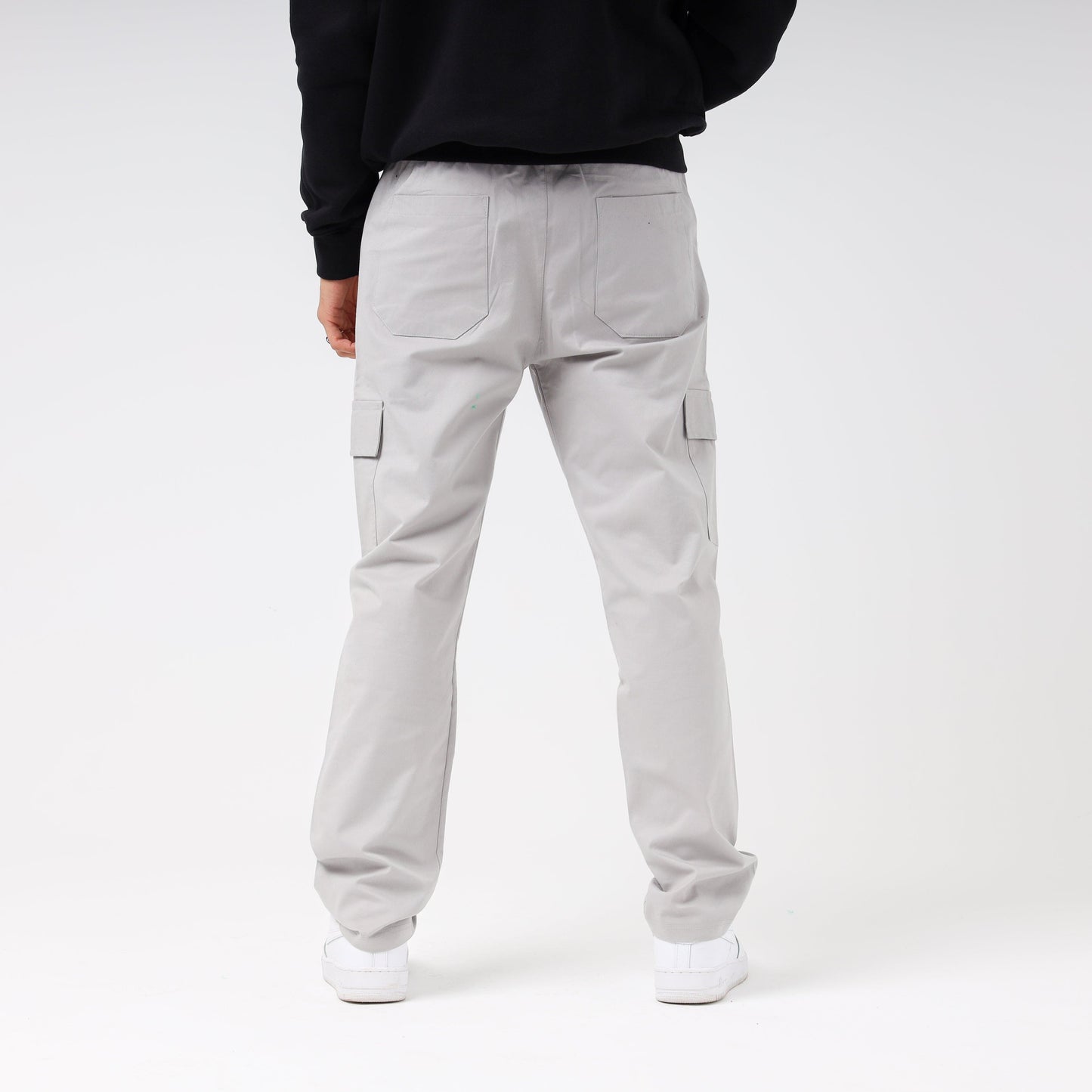 Cargo straight pocket silver pants – Novencci